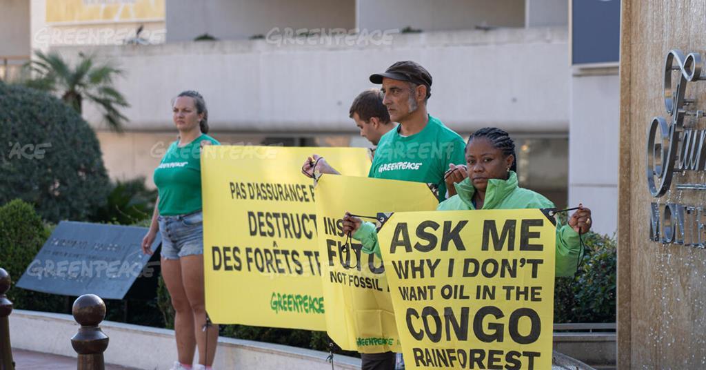 Activists hold protest at reinsurance conference | Insurance Times