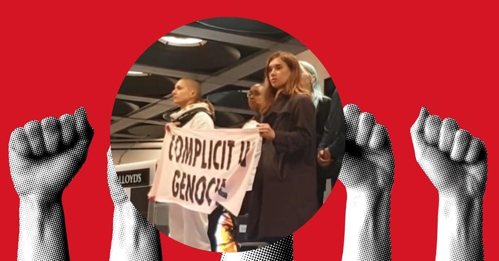 Climate protest forces evacuation at London market conference ...