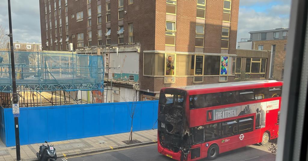 Electric bus catches fire amid insurer concerns over battery blazes ...