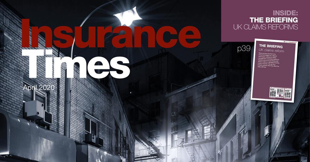 April 2020 issue | Online only | Insurance Times