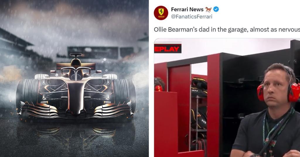 Bearman steals the show as son makes impressive Formula 1 debut with ...